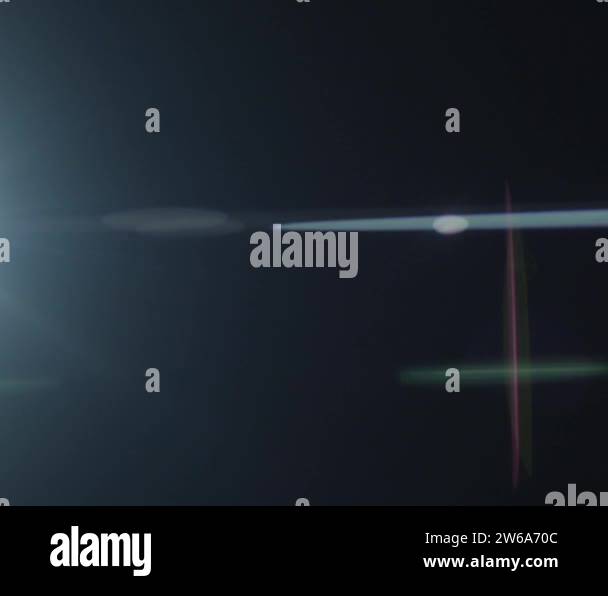 Techy blue optical lens flares transition that is a seamless loop with ...