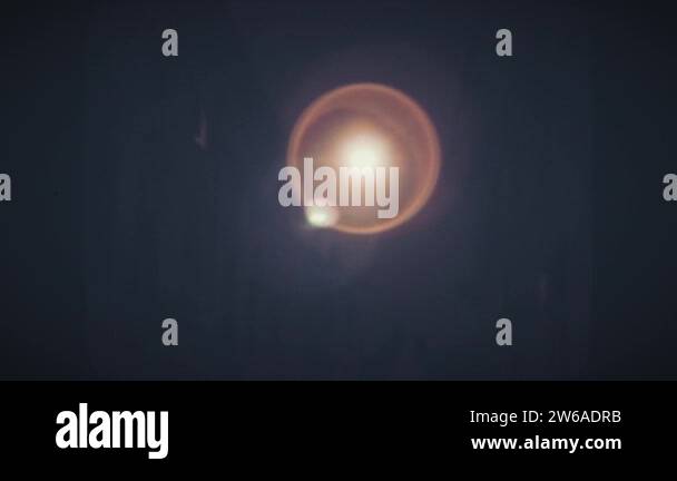 Lens Flare from the street light at night Stock Video Footage - Alamy