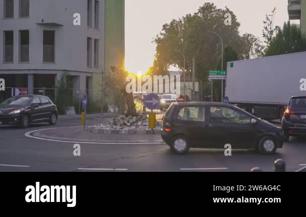 First traffic roundabout Stock Videos & Footage - HD and 4K Video Clips ...