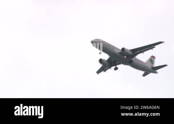 Beirut, Lebanon - April 2015 - Lebanese plane flies. Passenger airplane ...