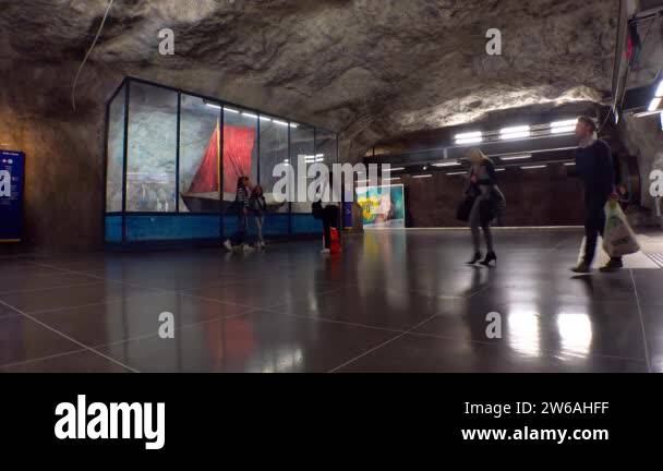 Fridhemsplan metro subway on Stock Videos & Footage - HD and 4K Video ...