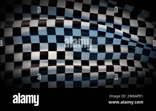 Animation Pirate flag is waving seamless loop. Pirate flag racing flag ...