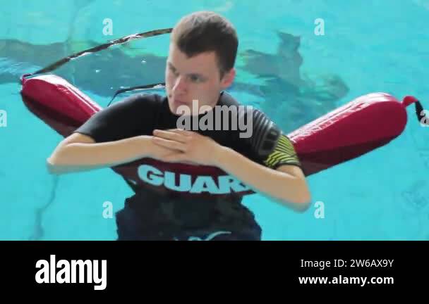Lifeguard pool male Stock Videos & Footage - HD and 4K Video Clips - Alamy