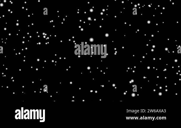 Snow falling down slowly 4K animation on Green screen. Realistic snow ...