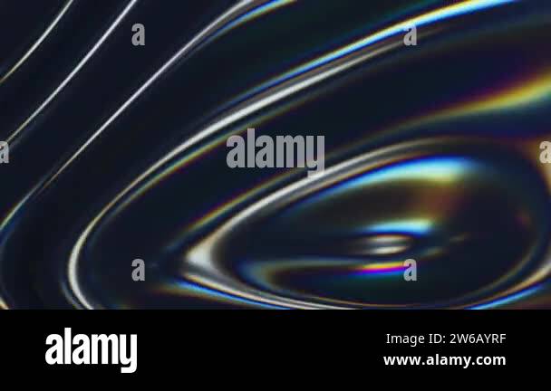 3d wavy surface. Abstract waving background with thin film effect ...