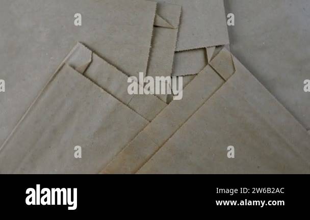 Empty paper package, eco-friendly disposable biodegradable packaging ...