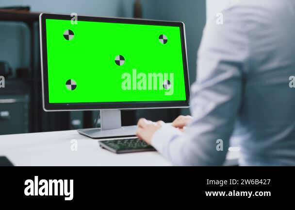 Computer green screen woman typing Stock Videos & Footage - HD and 4K ...