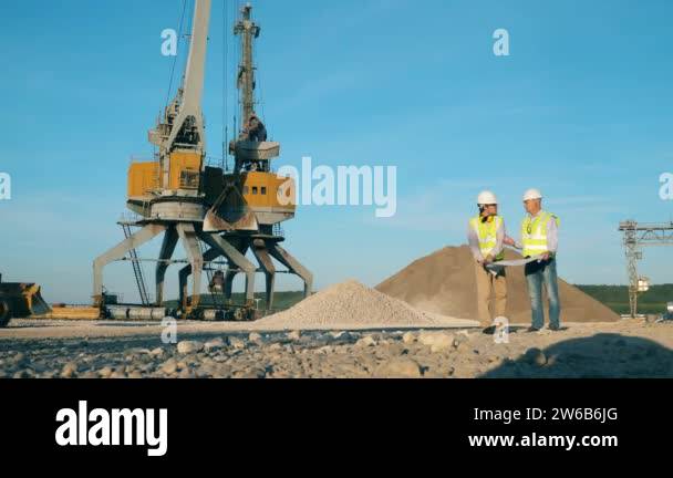 Industrial work zone machines Stock Videos & Footage - HD and 4K Video ...