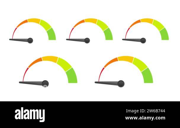 Rating customer satisfaction meter. Different emotions art design from ...