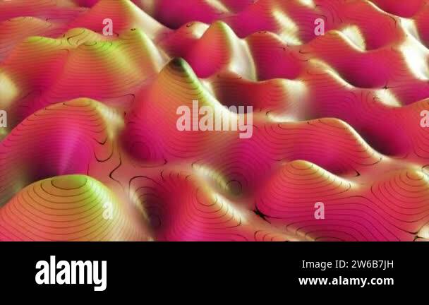Abstract background of topographic map concept. Contour map stripes ...
