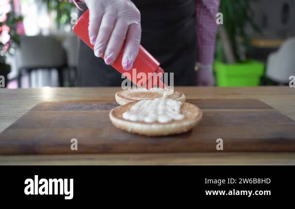 Top view chef pouring sauce Stock Videos & Footage - HD and 4K Video ...