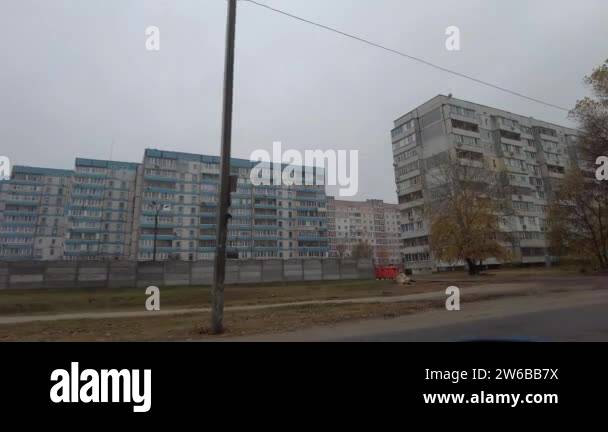 playground in half a multi-storey building. children's carousels on the ...
