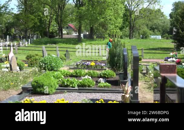 Panorama view old country cemetery Stock Videos & Footage - HD and 4K ...
