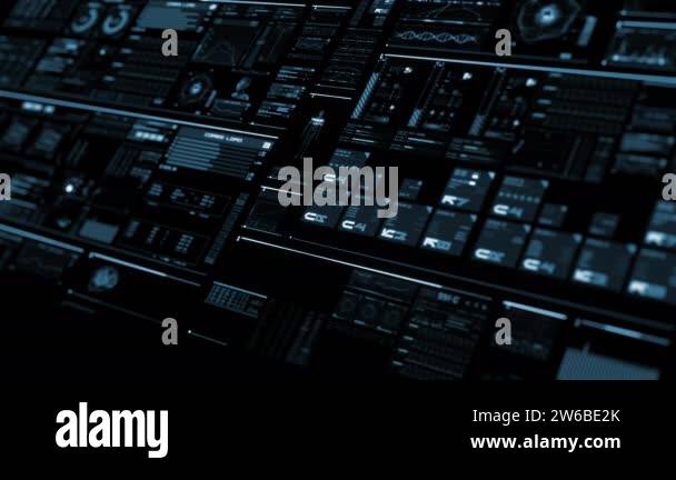 Perspective view of cerulean futuristic interface with digital elements ...