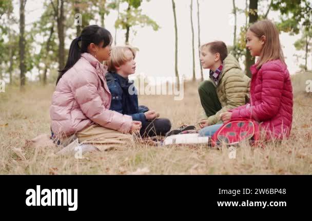 Group children talking Stock Videos & Footage - HD and 4K Video Clips ...