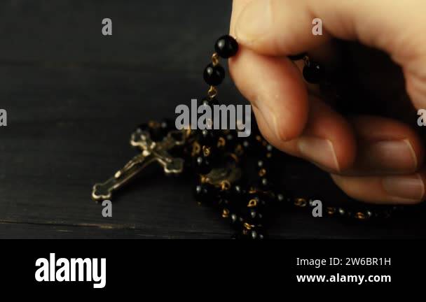 Praying rosary hand catholic Stock Videos & Footage - HD and 4K Video ...