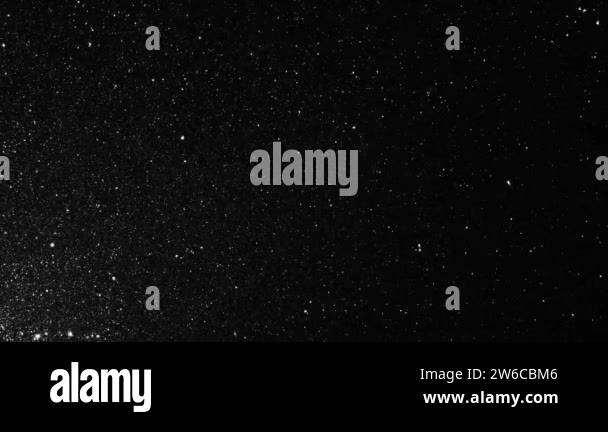 twinkling star particles animation in starry night background. sparkle ...