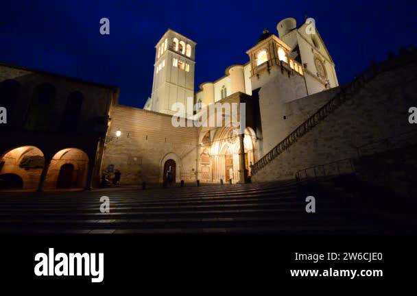 Basilica st francis assisi assisi Stock Videos & Footage - HD and 4K ...