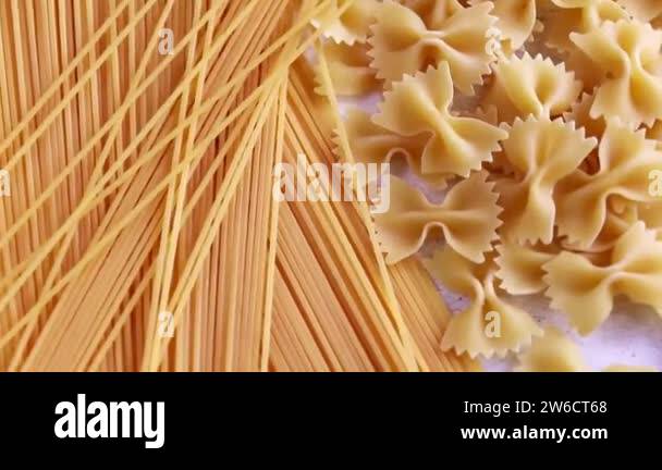 Traditional spaghetti raw dry Stock Videos & Footage - HD and 4K Video ...