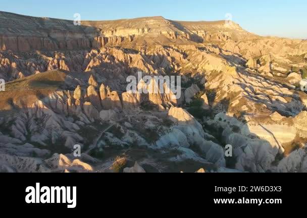 Hoodoos, fairy chimneys and sedimentary volcanic rock formation in ...