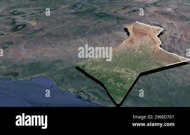 Counties of Kenya animation map Stock Video Footage - Alamy