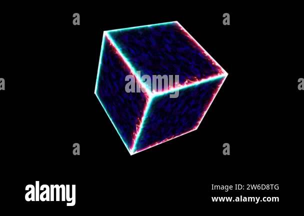 powerful magic ice flame cube fusion and violet power mystery energy ...