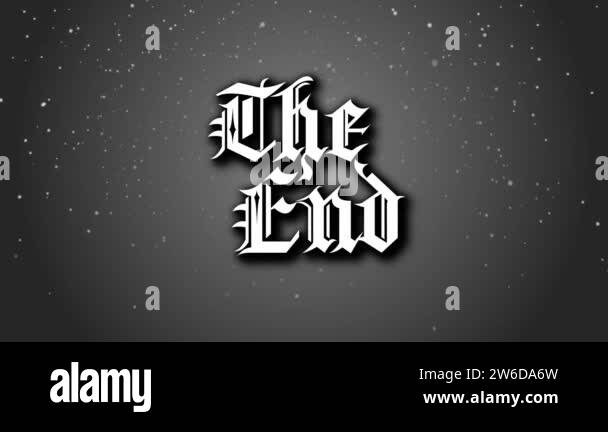 Old fashioned end title page Stock Videos & Footage - HD and 4K Video ...