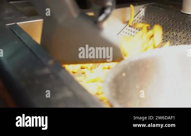 Fast food worker fries Stock Videos & Footage - HD and 4K Video Clips ...