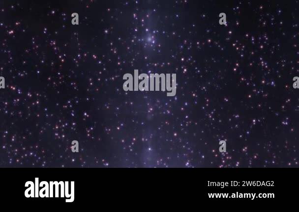 Beautiful Glow Particle Stars Shining Bright Light and Floating Up - 4K Seamless Loop Motion ...
