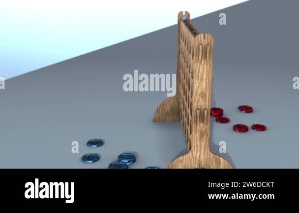 3D model animation on a gradient background Stock Video Footage - Alamy