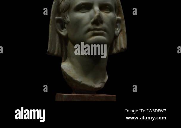 3D animation of Head of emperor AugustusOriginal 3D model:Augusto ...