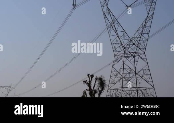 High voltage ac transmission tower Stock Videos & Footage - HD and 4K ...