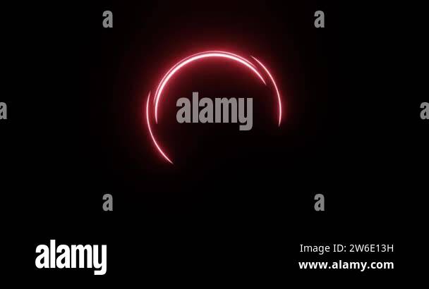 4K Loading circle. Loading screen. Modern glowing preloader and ...