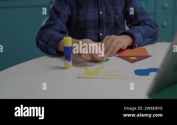 Boy making art Stock Videos & Footage - HD and 4K Video Clips - Alamy