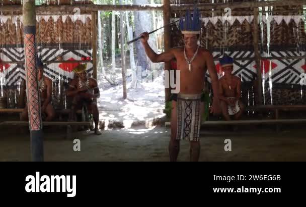 Brazil amazon rainforest tribe ritual Stock Videos & Footage - HD and ...