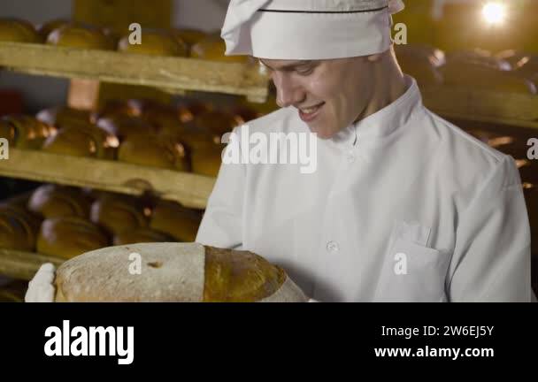 Large round loaf of bread Stock Videos & Footage - HD and 4K Video ...