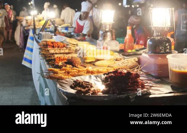 Forodhani Food Stalls, Traditional Zanzibar Food Market, Delicacies ...