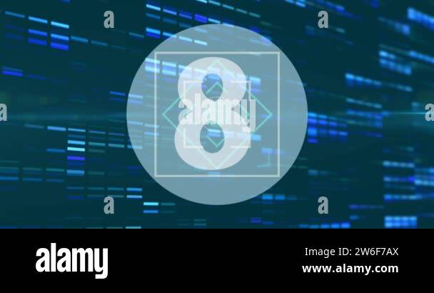 Blue digital number 10 Stock Videos & Footage - HD and 4K Video Clips ...
