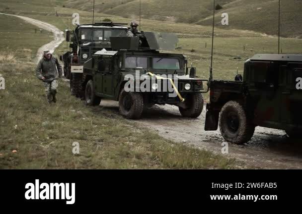Running army soldier military military land vehicle Stock Videos ...