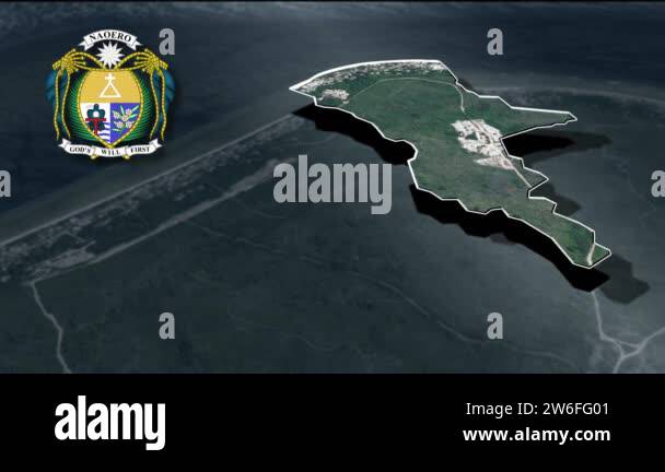 Districts of Nauru animation map Stock Video Footage - Alamy
