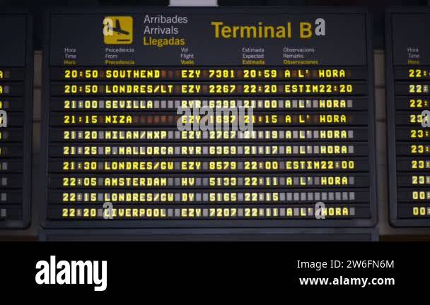 International airport arrivals Stock Videos & Footage - HD and 4K Video ...