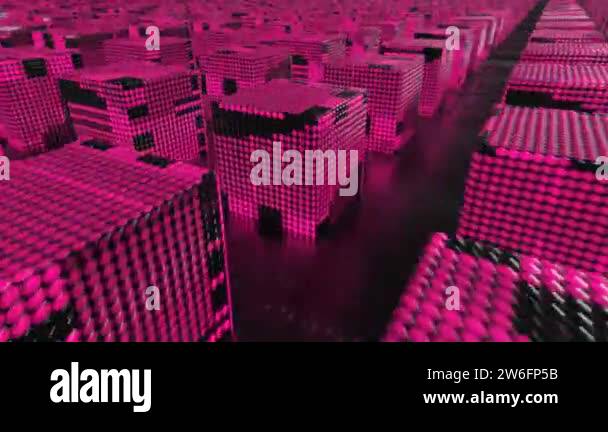 High tech circuit machine futuristic sci-fi LED electric light matrix ...