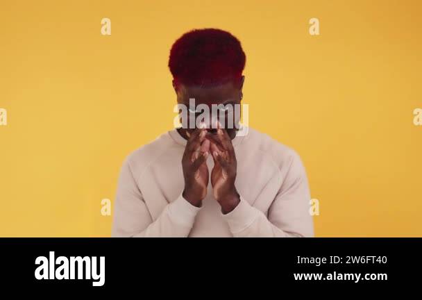 tricky man evil plan prank scheme sneaky gif loop Stock Video Footage ...