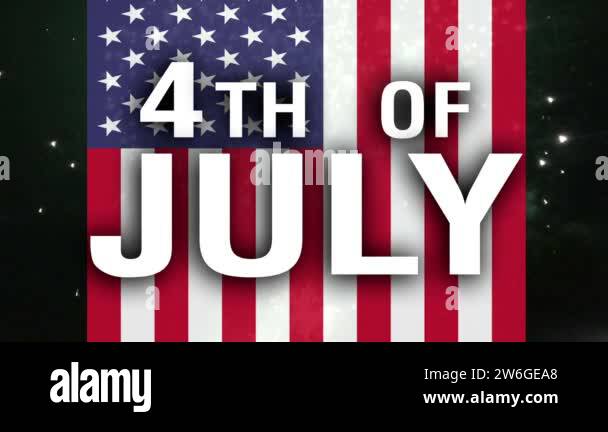 4th of July holiday United States flag. Happy independence day of USA ...