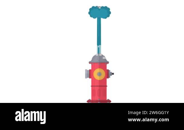 Hydrant. Fire hydrant animation. Cartoon Stock Video Footage - Alamy