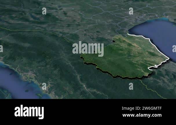 Provinces of Thailand animation map Stock Video Footage - Alamy