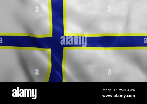 Bayamon flag, city of Puerto Rico, realistic animation background Stock ...