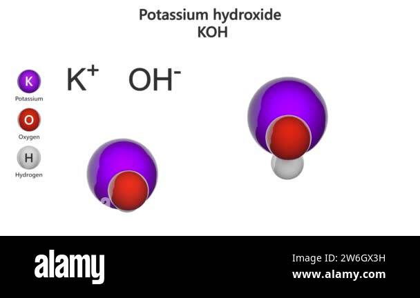 Potassium hydroxide is an inorganic compound with the formula KOH or ...