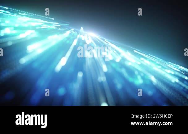 Abstract Hi Tech Background Digital Data Zooming In/ 4k animation of an ...