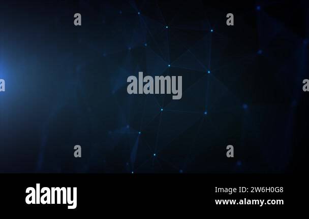 Abstract Plexus Digital Fx Technology Background Loop/ 4k animation of an abstract technology ...